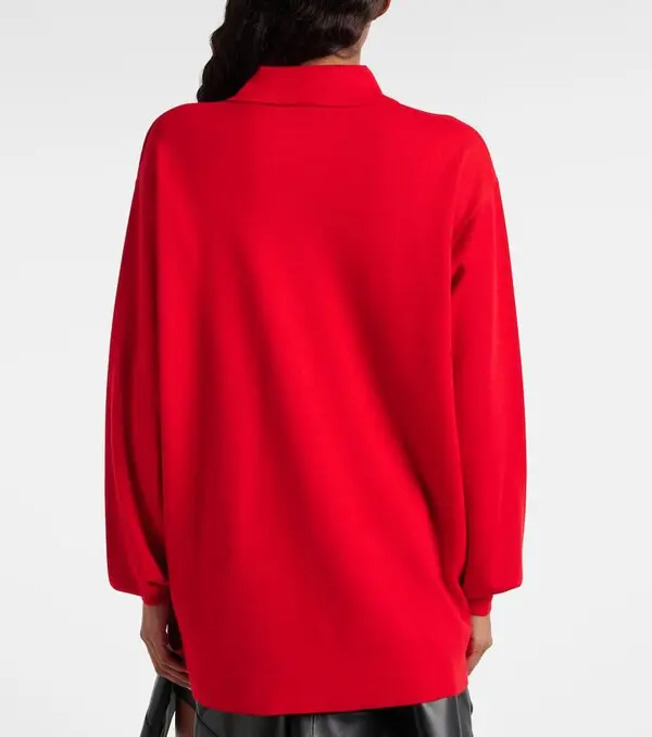 Loewe Double L Polo Sweater - Red