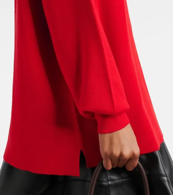 Loewe Double L Polo Sweater - Red