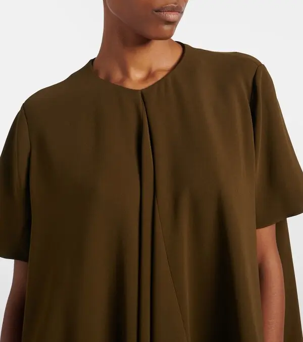 Loewe Draped Mini Dress - Green