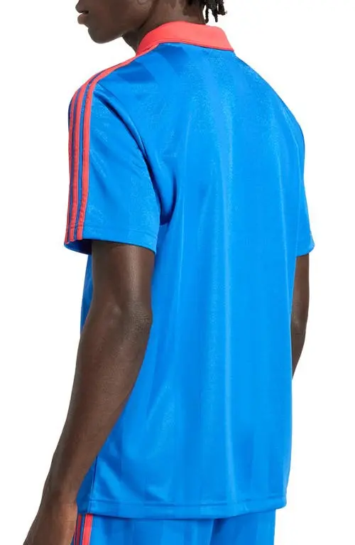 Adidas Logo Jacquard Jersey - Blue
