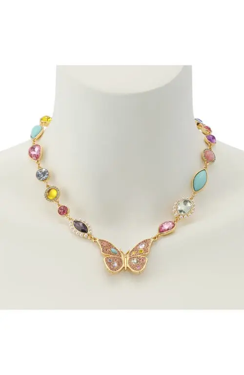 Kurt Geiger Butterfly Stone Collar Necklace