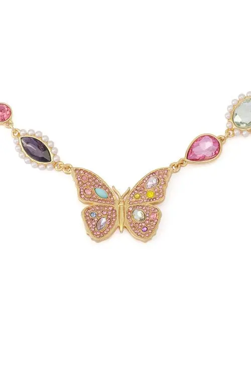 Kurt Geiger Butterfly Stone Collar Necklace