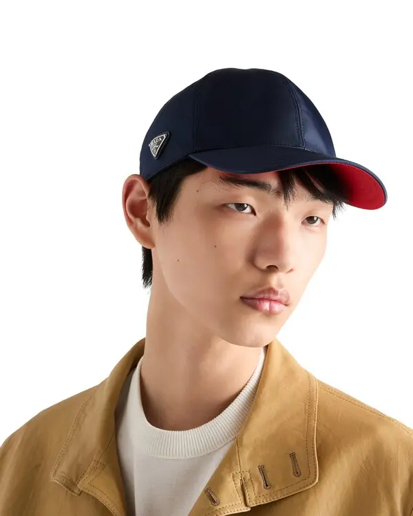 Prada Re-nylon Baseball Cap - Blue