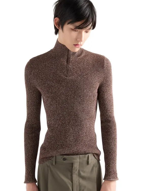 Prada Cotton Turtleneck Sweater
