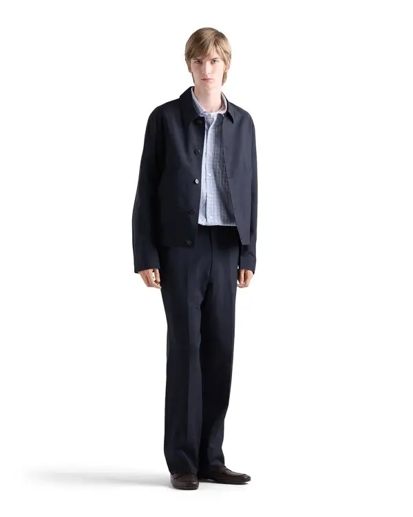 Prada Wool And Mohair Trousers