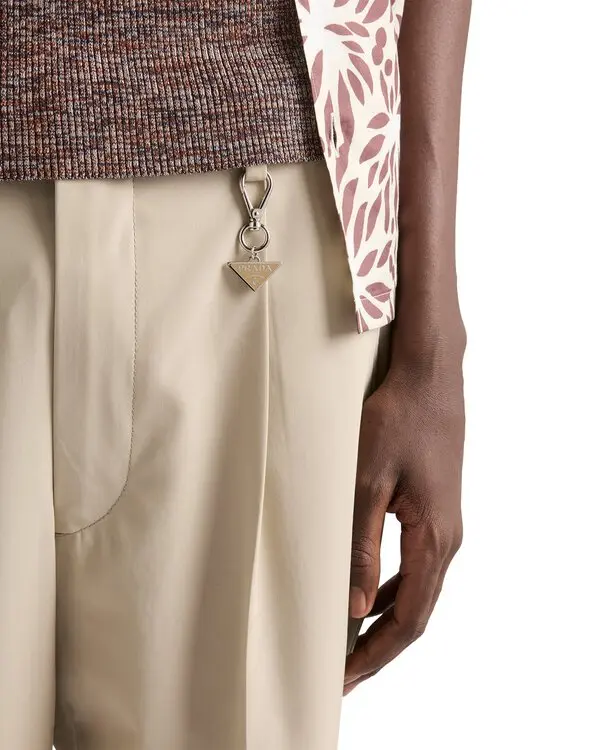 Prada Cotton Pants - Neutral