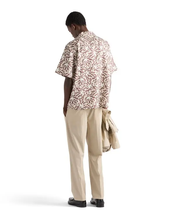 Prada Cotton Pants - Neutral