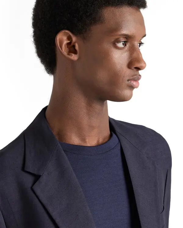 Prada Cahmere And Ilk T-hirt - Blue