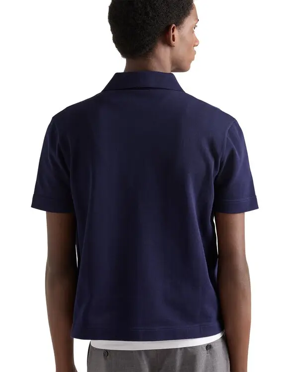 Prada Cotton Polo Shirt - Blue