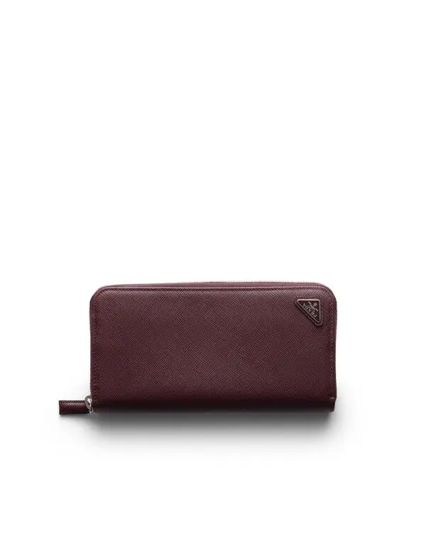 Prada Saffiano Wallet - Red