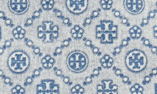 Tory Burch T Monogram Denim Messenger Bag