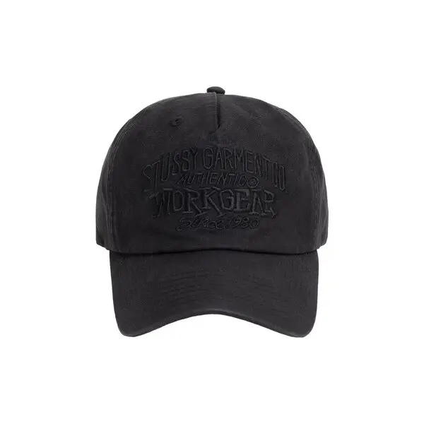 StÜssy Mid-depth Workgear Waxed Snapback