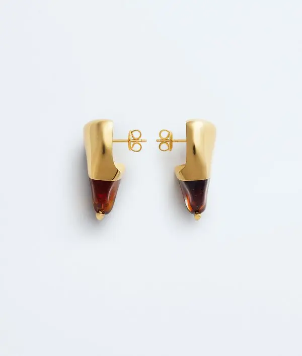 Bottega Veneta Small Prisma Earrings - Taffy