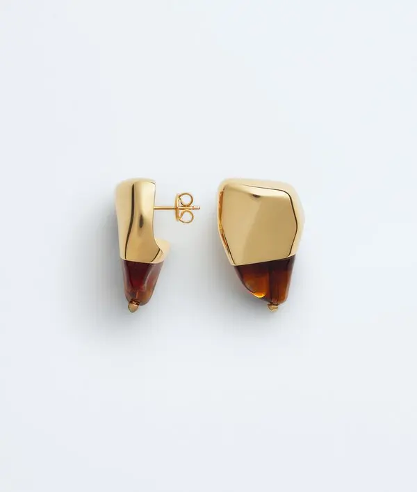 Bottega Veneta Small Prisma Earrings - Taffy
