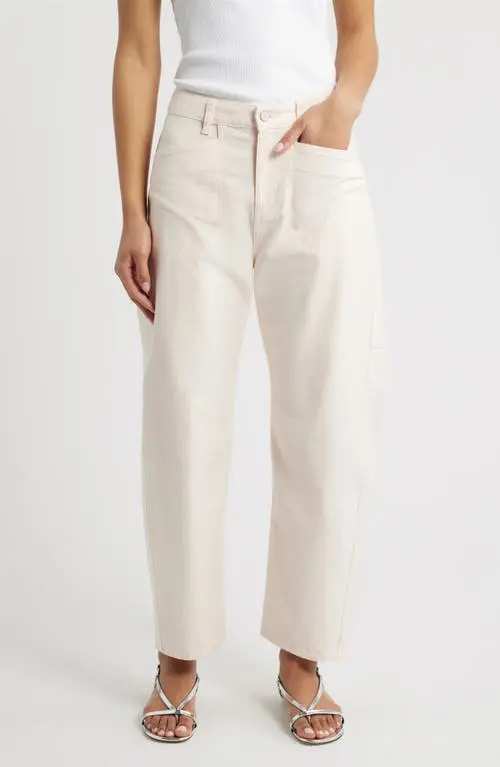 Rag & Bone Stevie Tapered Stretch Cotton Utility Pants - Ltpnk