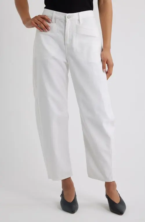 Rag & Bone Tapered Stretch Cotton Utility Pants - White