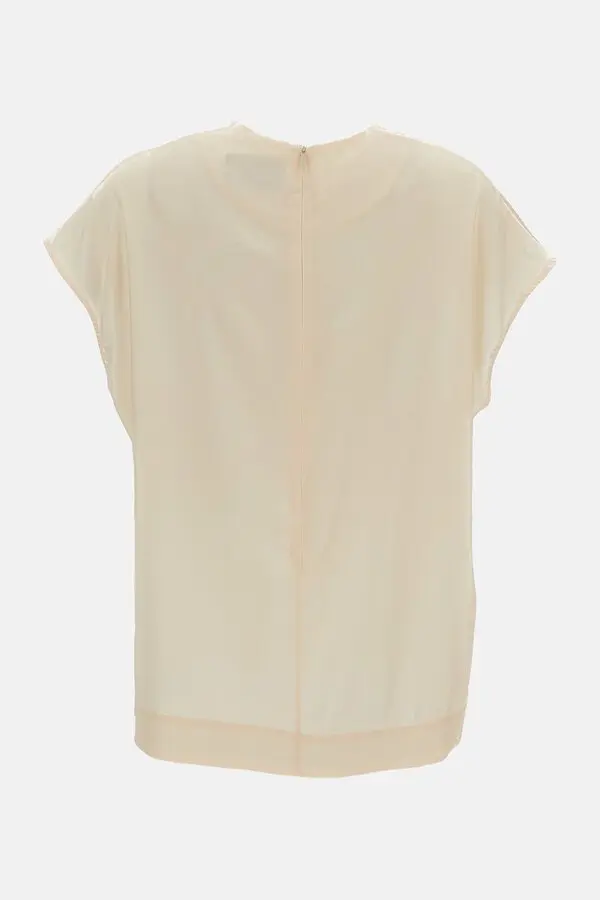 Simone Rocha Sleeveless Poppy Print Top - Beige