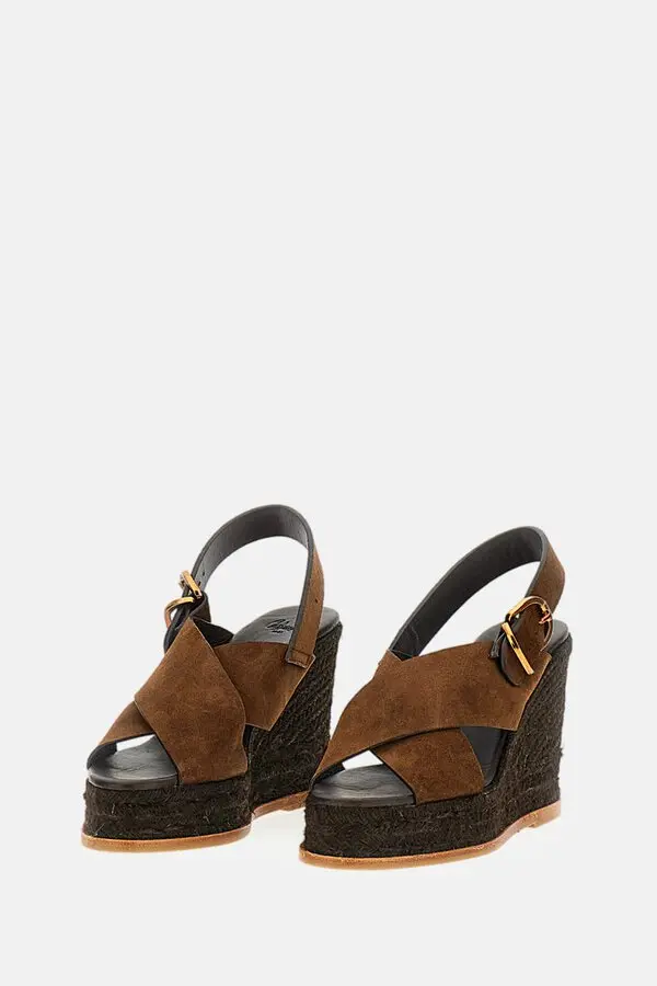 CastaÑer Bettina Wedge Sandal - Brown