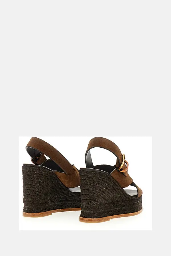 CastaÑer Bettina Wedge Sandal - Brown