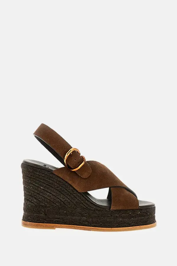 CastaÑer Bettina Wedge Sandal - Brown