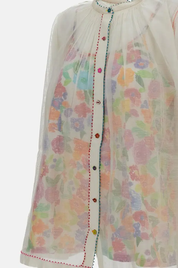 Pero Silk Blend Blouse