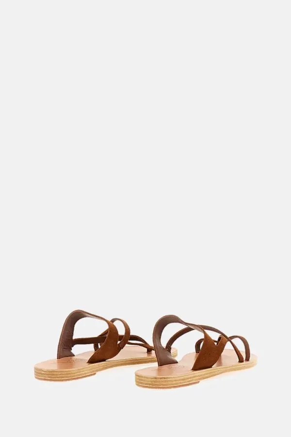 ANCIENT GREEK SANDALS Flat Suede Sandals
