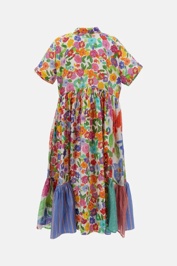 Pero Floral Print Silk Blend Dress