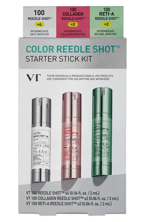 VT COSMETICS Color Reedle Shot Starter Kit - Silver