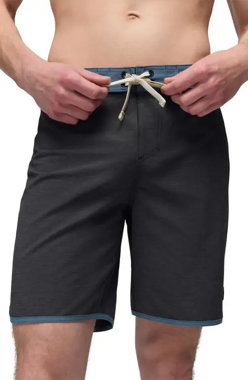 Prana 8-inch Board Shorts - Black