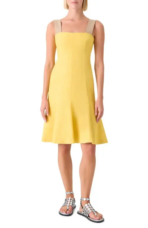 Akris Silk & Cotton Shantung Sundress