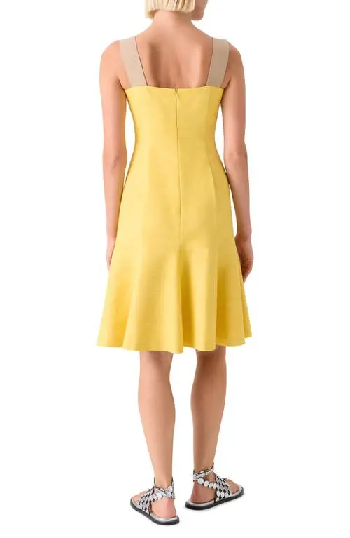 Akris Silk & Cotton Shantung Sundress
