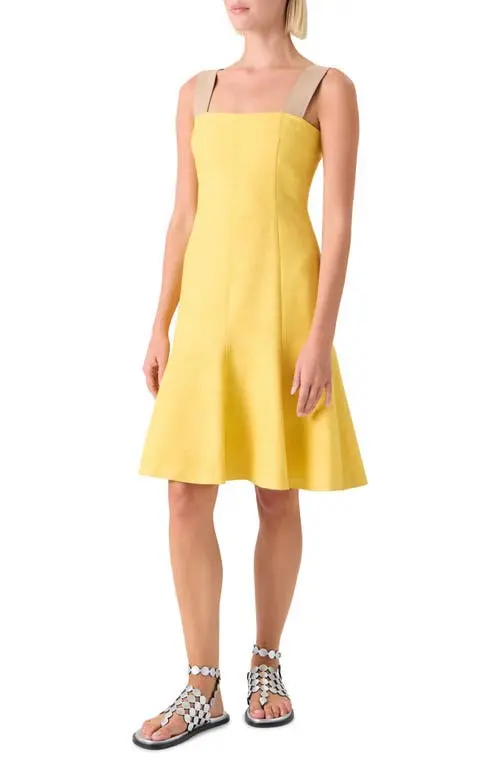 Akris Silk & Cotton Shantung Sundress