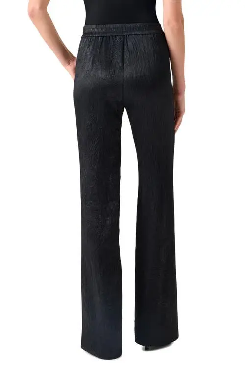 Akris Marla Crinkled Straight-leg Pants