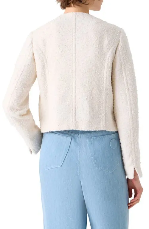 Akris Cotton-blend Bouclé Jacket
