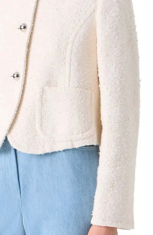 Akris Cotton-blend Bouclé Jacket