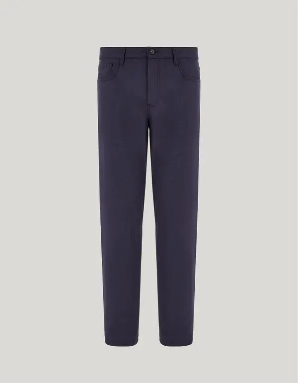 Canali Melange Five-pocket Trousers