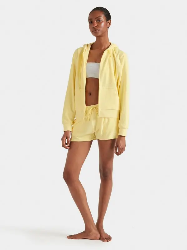 Hunza G Terry Towelling Shorts - Butter