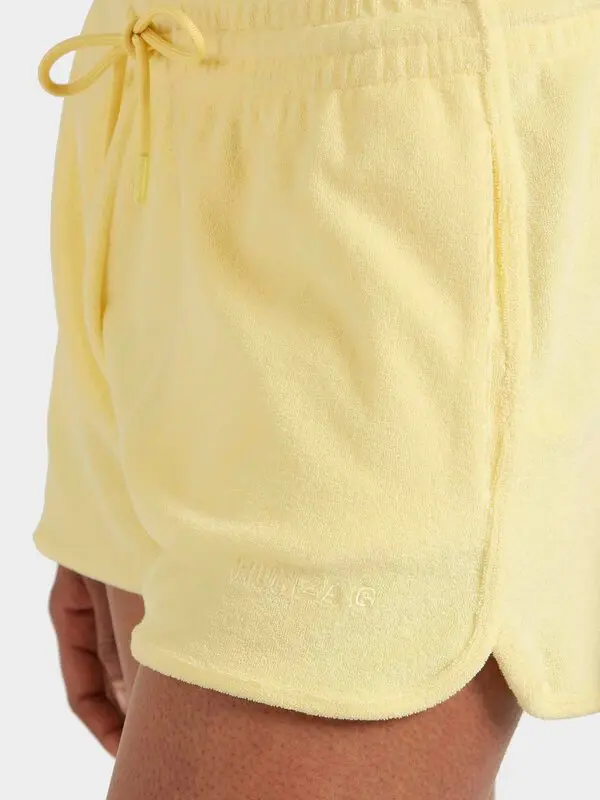 Hunza G Terry Towelling Shorts - Butter