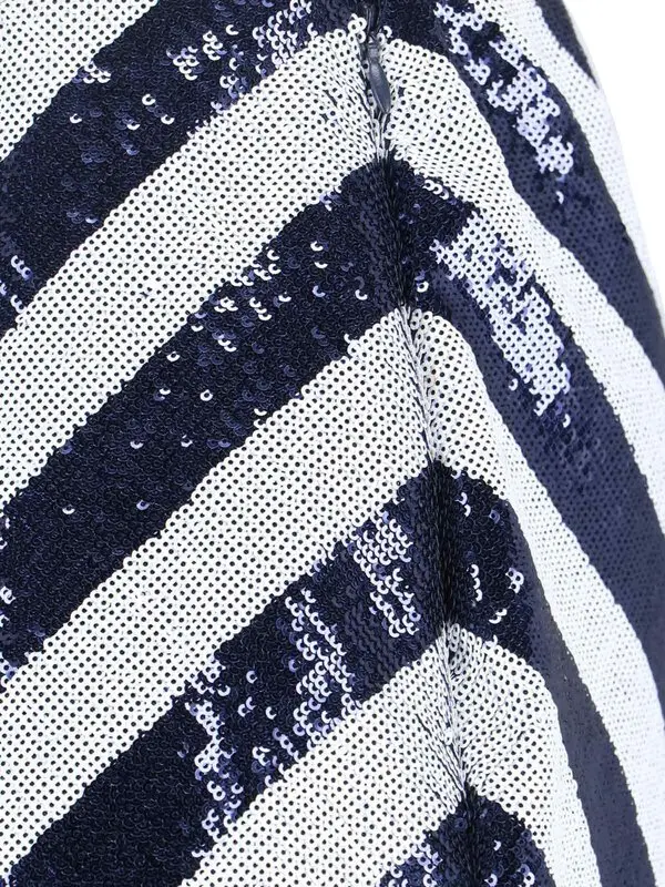 Ralph Lauren Sequin Embellished Midi Skirt - Blue