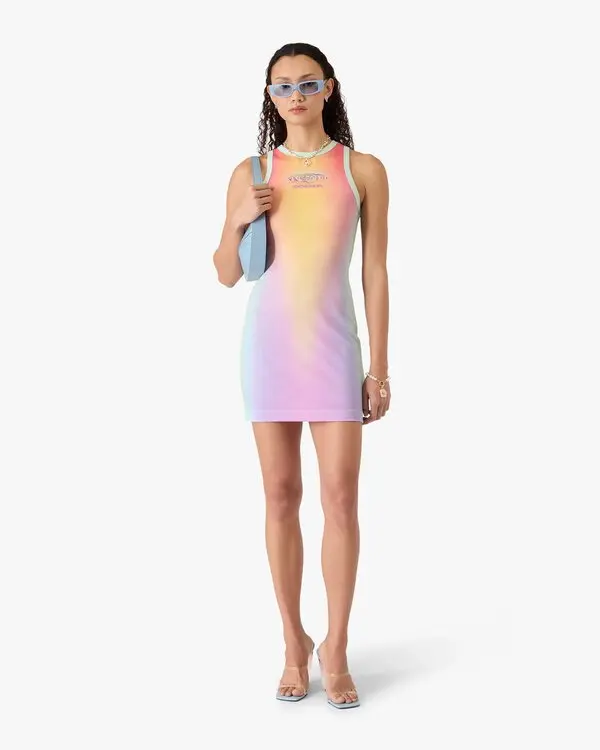 Casablanca Glass Gradient Maxi Tank Dress