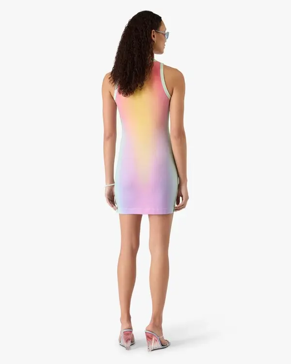 Casablanca Glass Gradient Maxi Tank Dress