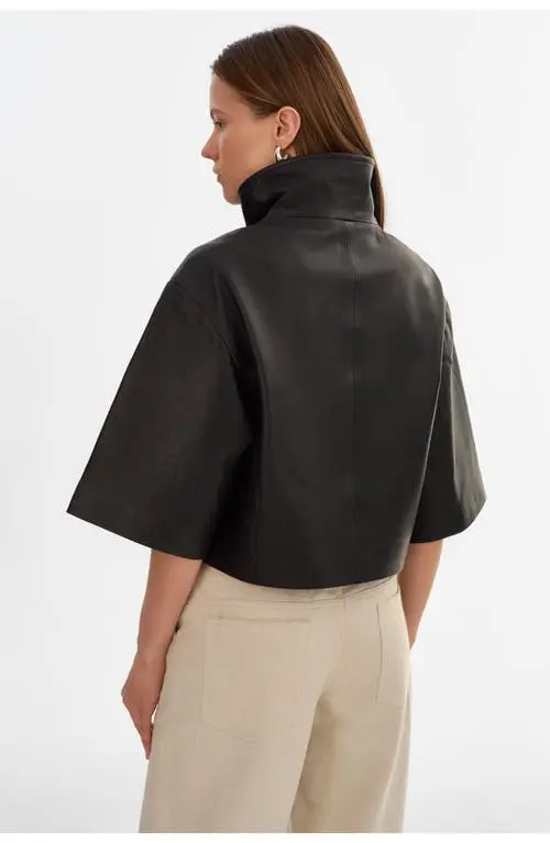 LAMARQUE Elin Leather Jacket - Black