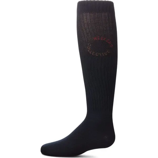 MEMOI Weekend Collective Knee High Socks - Navy