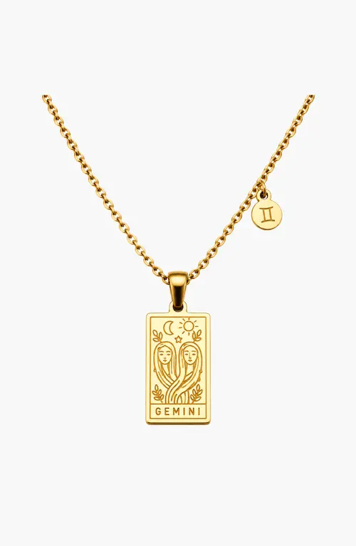 HUMANIST BEAUTY Zodiac Constellation Pendant Necklace - Gemini