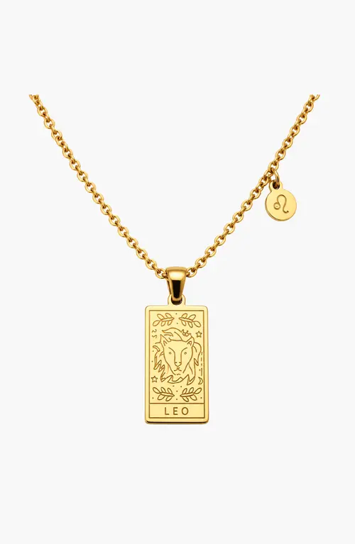 HUMANIST BEAUTY Zodiac Constellation Pendant Necklace - Leo