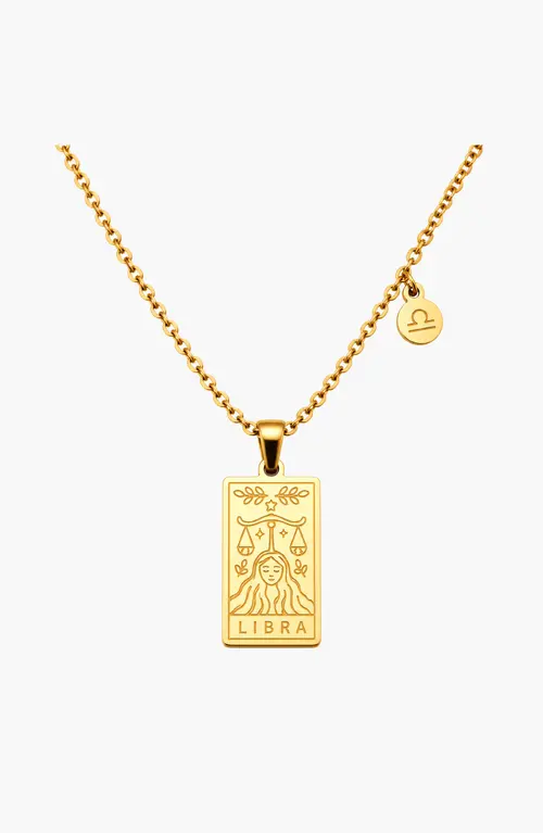 HUMANIST BEAUTY Zodiac Constellation Pendant Necklace - Libra