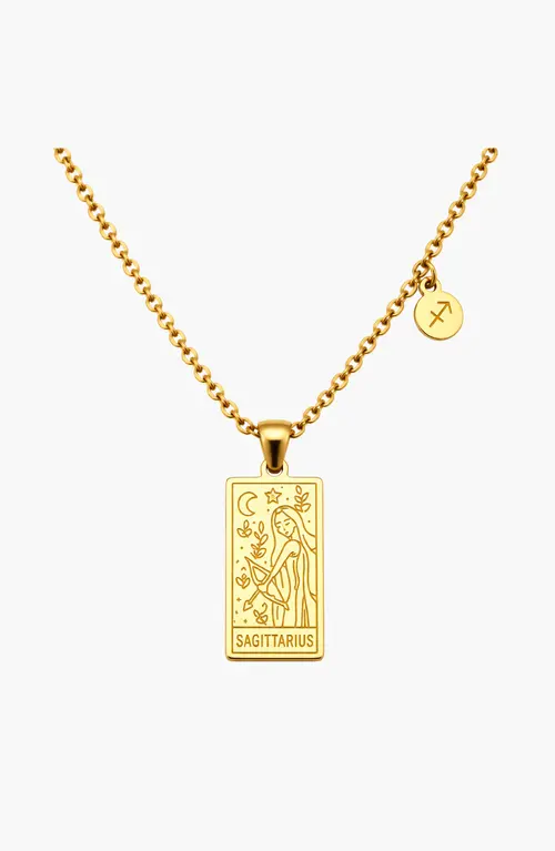 HUMANIST BEAUTY Zodiac Constellation Pendant Necklace - Sagittarius