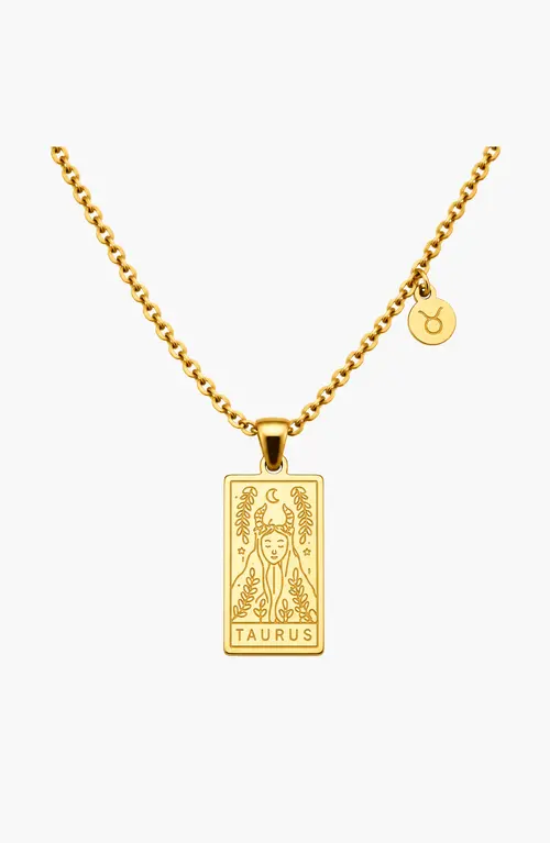 HUMANIST BEAUTY Zodiac Constellation Pendant Necklace - Taurus