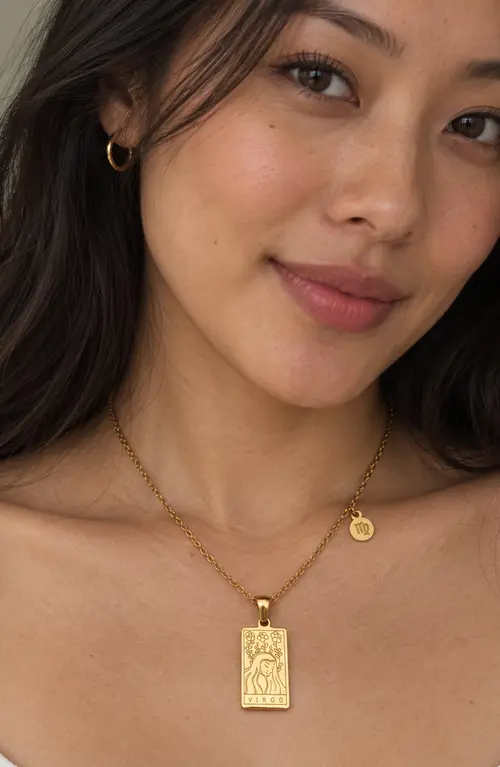 HUMANIST BEAUTY Zodiac Constellation Pendant Necklace - Virgo