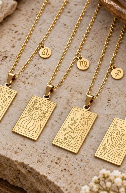 HUMANIST BEAUTY Zodiac Constellation Pendant Necklace - Virgo